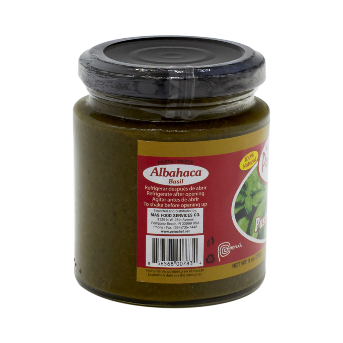 PASTA ALBAHACA 8 OZ – Perúchef